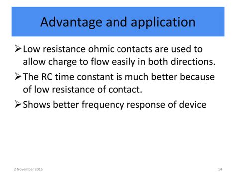 Metal Semiconductor Contacts Pptx Metal Semiconductor Contacts Pptx