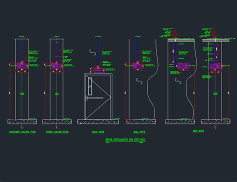 Egress Signage Cad Block