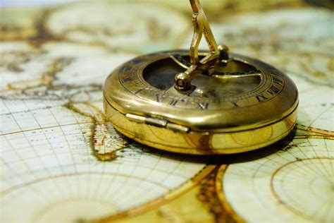 Compass Antique Map Of The World · Free Photo On Pixabay