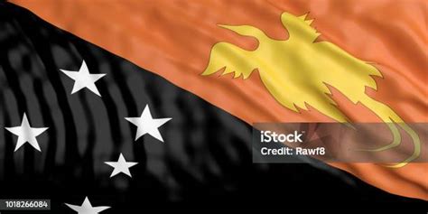 파푸아 뉴 기니 플래그 선심 3 차원 일러스트 레이 션 0명에 대한 스톡 사진 및 기타 이미지 0명 3차원 형태 개념 Istock