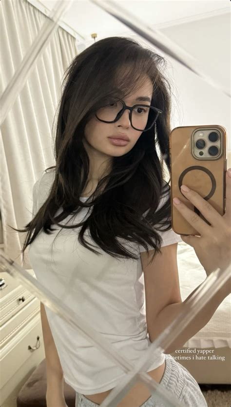 Glasses With Bangs Aesthetic Hair With Glasses Mari Instagram