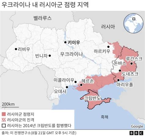 우크라 전쟁 그래프 6개로 본 전쟁 발발 6개월 Bbc News 코리아