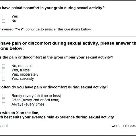 Specific Questionnaire On Sexual Dysfunction Download Scientific Diagram