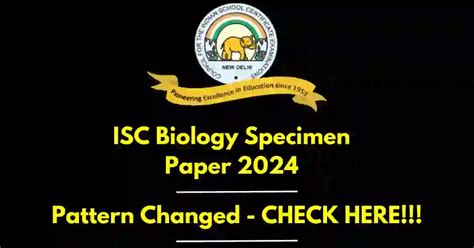 isc class 12 biology solved specimen paper 2024 pdf