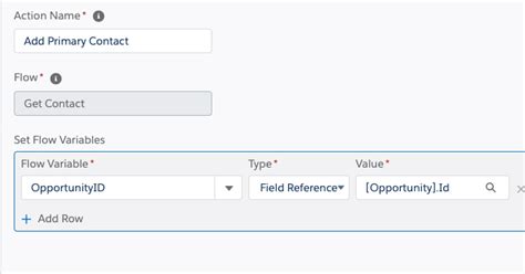 Visual Workflow Copying Primary Contact To New Opportunity With Flowpb Salesforce Stack