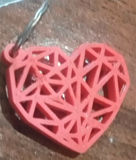 Archivo 3d Llavero De Corazón・plan Para Descargar Y Imprimir En 3d・cults