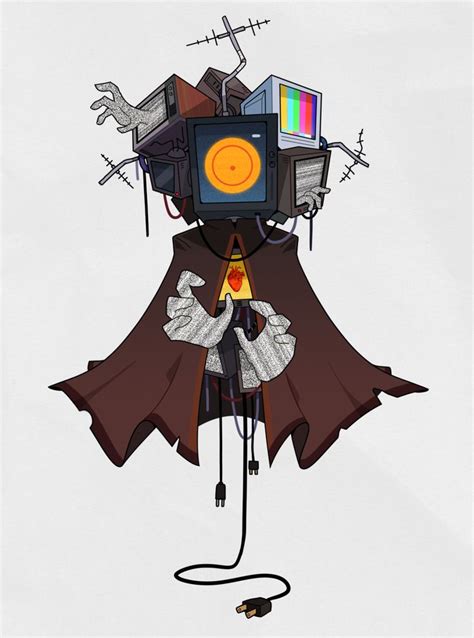 Robot In Dnd Wild Robot Character Design Bill Cipher Object Head