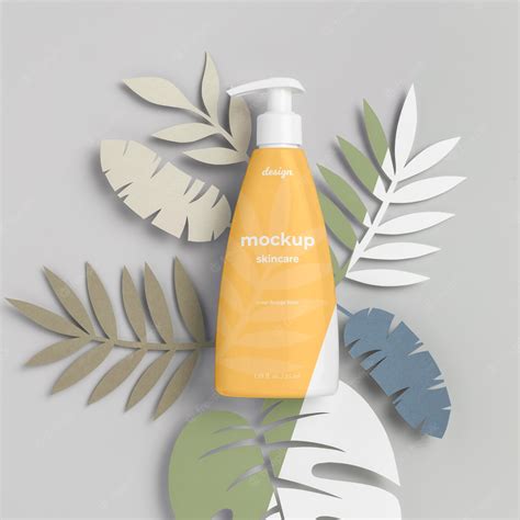 판지 및 스킨케어 포장 프리미엄 Psd 파일