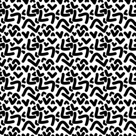 Premium Vector Hand Drawn Seamless Pattern Abstract Shape Design Of Texture Background