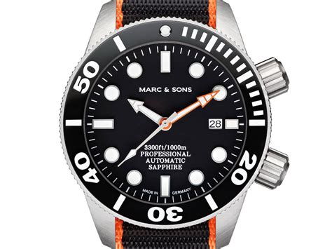 Oceanictime Marc And Sons Diver Watch Series Professional Msd 028