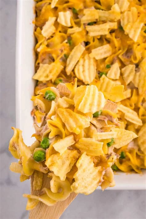 Tuna Casserole With Potato Chips This Is Not Diet Food
