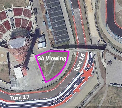 Cota Turn 15 View Guide And Grandstand Seating Chart