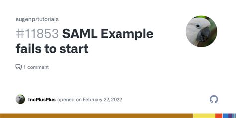 SAML Example Fails To Start Issue 11853 Eugenp Tutorials GitHub