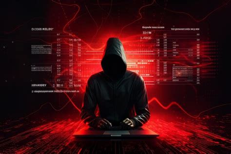 Premium Photo Digital Hacker Mockup Background Coding Security Generate Ai