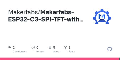 Github Makerfabsmakerfabs Esp32 C3 Spi Tft With Touch