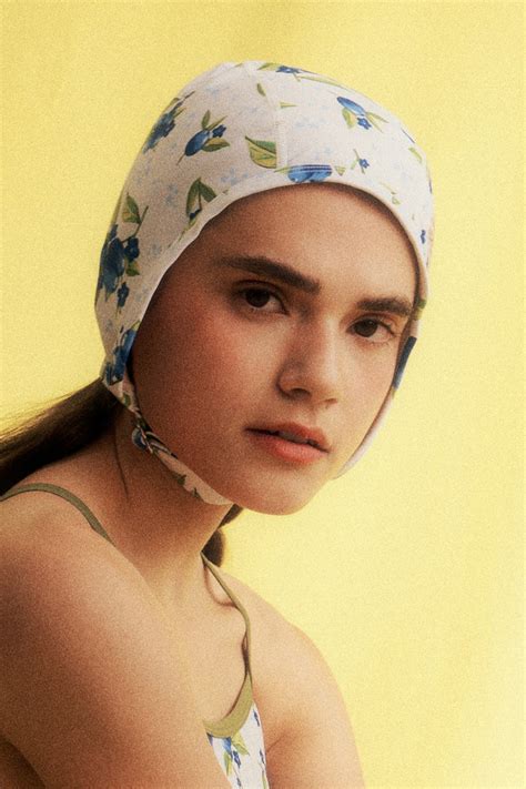 레트로 에비에이터 스윔 캡 [린넨 베리]