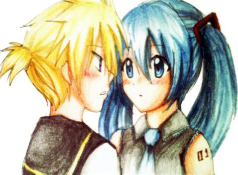 Hatsune Miku X Len Kagamine Part By Xxdarkness Insidexx On Deviantart