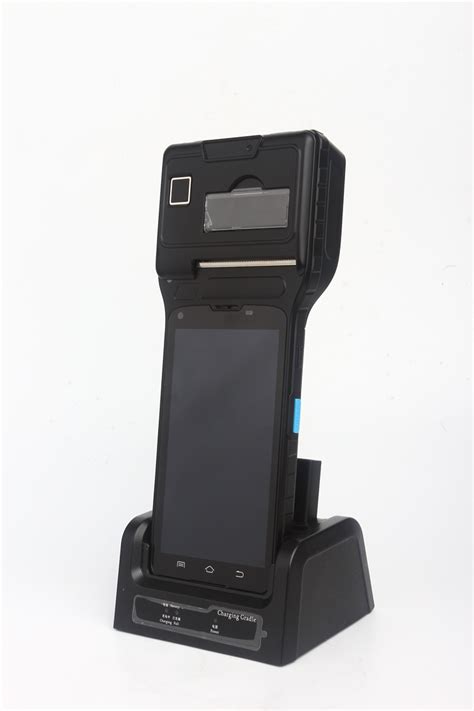 5英寸热敏打印 指纹识别 条码扫描 超高频android 51 工业手持终端