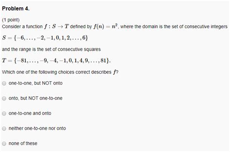 Solved Problem 4 1 Point Consider A Function F S T Defined