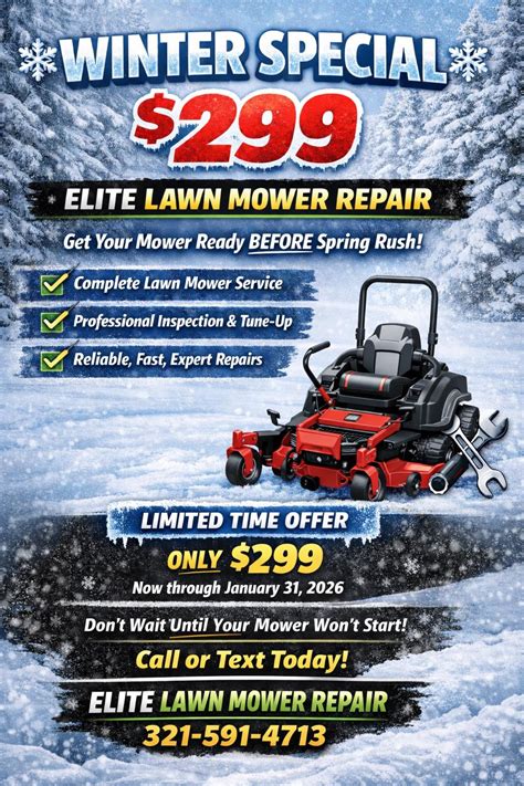 Elite Lawn Mower Repair Llc Titusville Fl