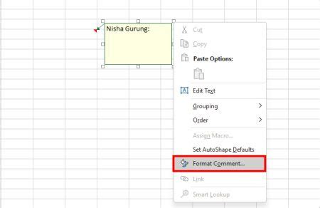 How To Add A Note In Excel