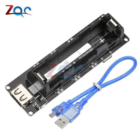 Esp32 Esp32s Wemos 18650 Battery Charge Shield Board V3 Micro Usb Type A Usb 0 5a For Arduino