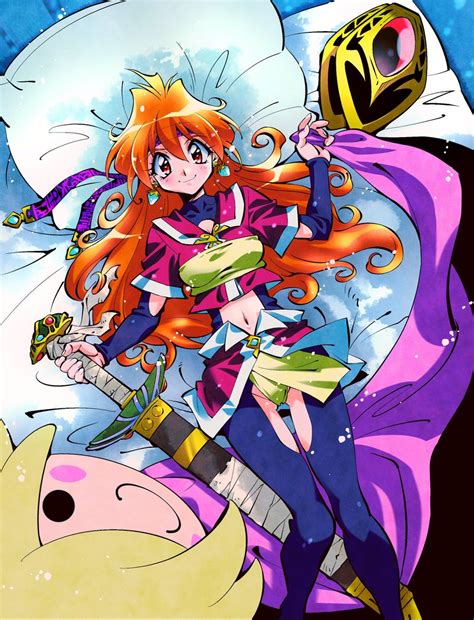 Lina Inverse And Gourry Gabriev Slayers Drawn By Araizumirui Danbooru