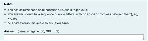 Solved Given The Tree Below Give The Order That Nodes Would