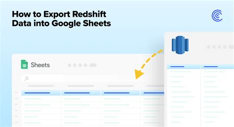 How To Export Redshift Data Into Google Sheets