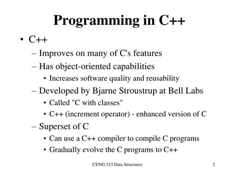 Ppt Intoduction To C Powerpoint Presentation Free Download Id1141260