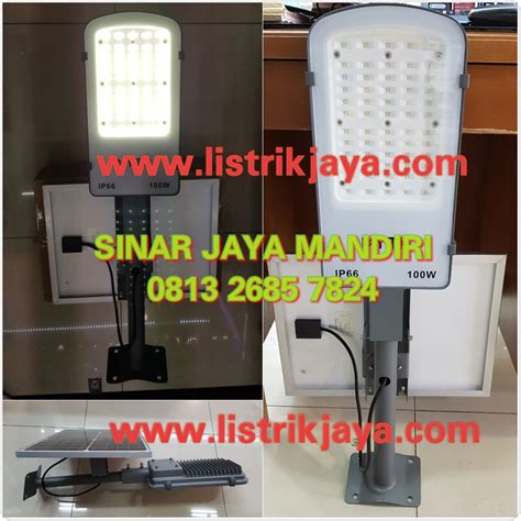 Jual Lampu Jalan Led Solar W Ip Two In One Sinar Jaya Mandiri