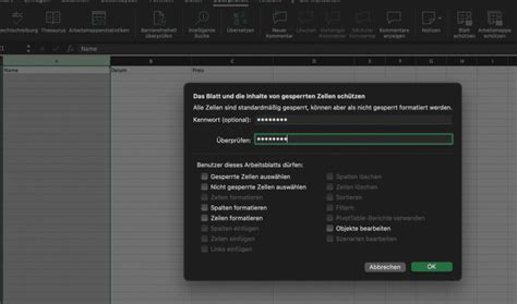 Excel Blattschutz Einrichten Und Aufheben Edley