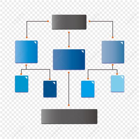 Information Flow Sheet Business Style Blue Text Box Flow Chart Process