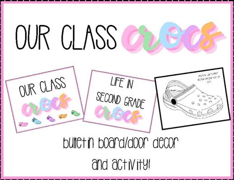 Our Class Crocs Activity And Bulletin Boarddoor Decor By Bashwithash