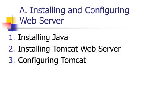 Ppt Installing And Configuring Web Server Chapter 1 Server Setup