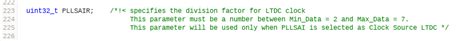 Reset And Clock Control Rcc Register 0x40023888 The Division Factor For Sai Clock Question