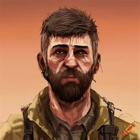 Detailed Design Of A Male Character From Dayz With Clothing And Short