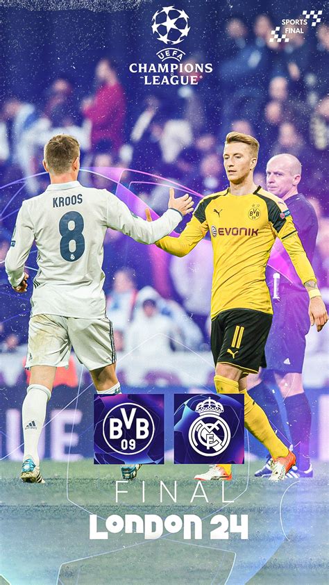 Uefa Champions League Final 2024 Social Media Behance