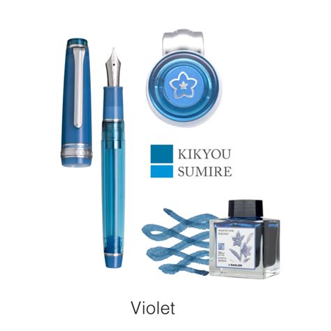 Sailor Professional Gear Slim Gt Fountain Pen 14k Manyo Set