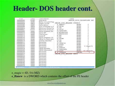 Ppt Part Iii Windows Pe File Format Basics Powerpoint Presentation