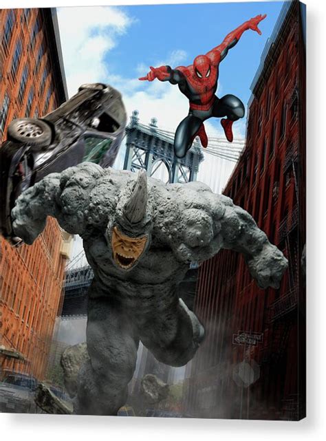 Spiderman Vs Rhino