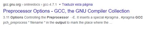Output File Of The C Preprocessor Stack Overflow