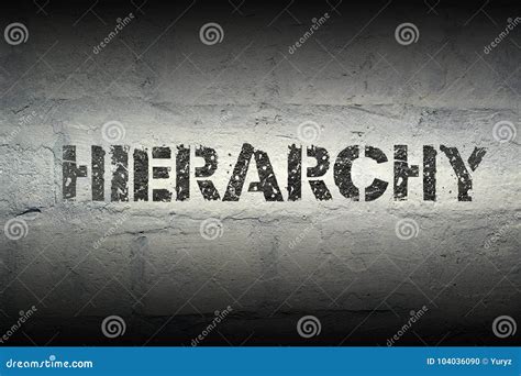 Hierarchy Word Gr Stock Photo Image Of White Power
