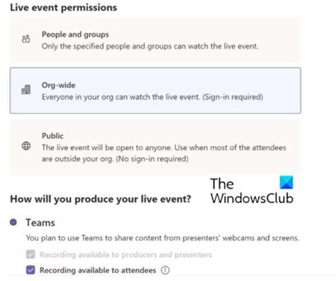 How To Schedule Microsoft Teams Live Event