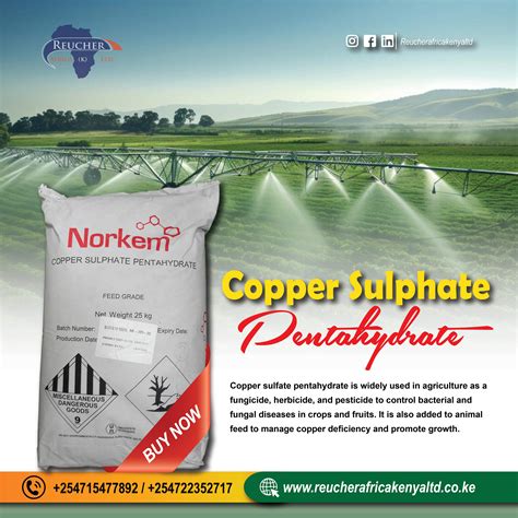 Copper Sulphate Pentahydrate Reucher Africa Kenya Limited