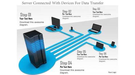 Data Transfer Connections PowerPoint Templates Slides And Graphics