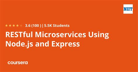 Restful Microservices Using Nodejs And Express Coursera
