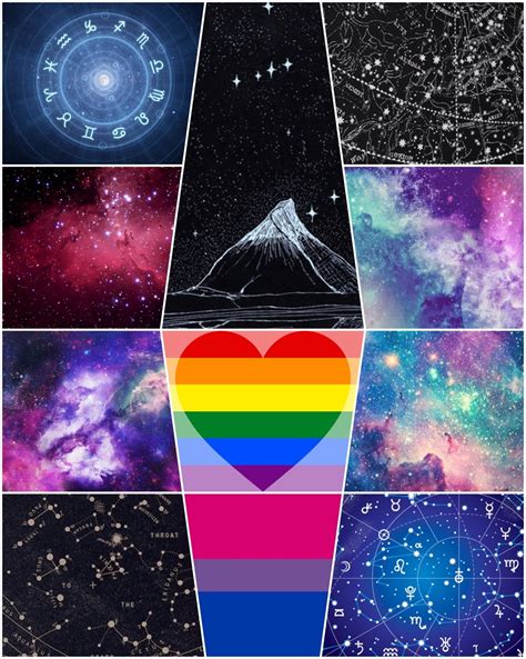 Lgbt Mood Boards Homoromantic Bisexual Galaxy Astronomy Mod
