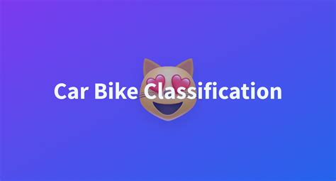 Car Bike Classification A Hugging Face Space By Jianfeng777