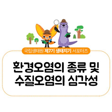 환경오염의 종류 및 수질오염의 심각성과 방지 방법 네이버 블로그
